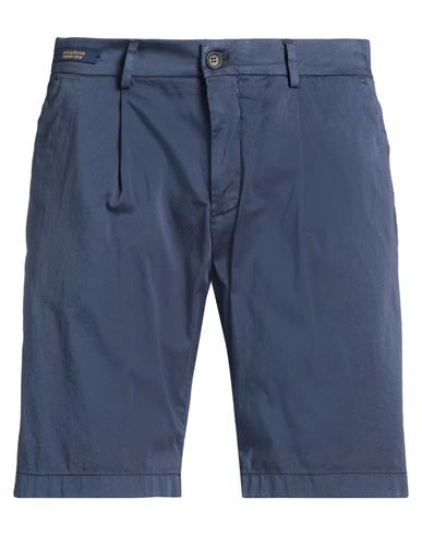 Paul & Shark Cotton, Silk, And Elastane Blend Shorts - Blue