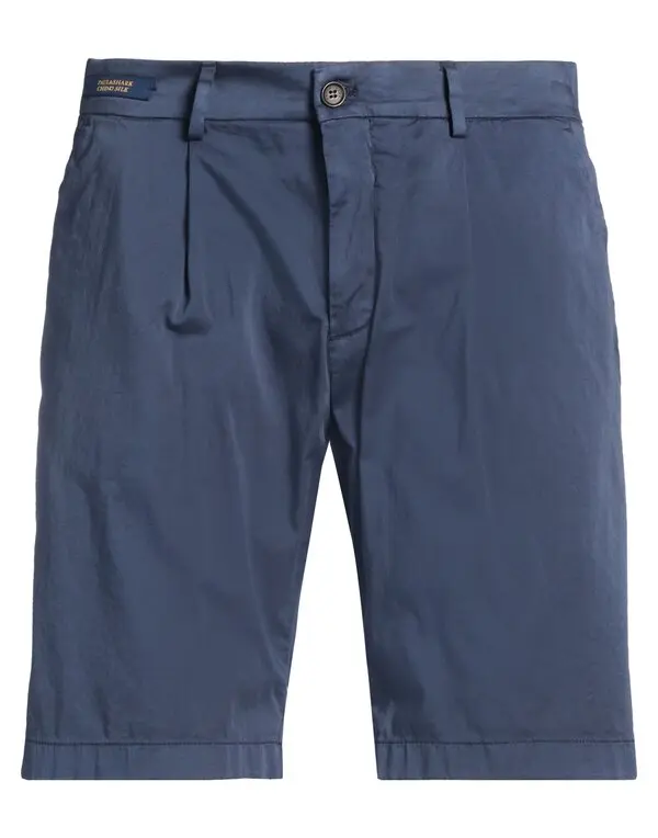 Paul & Shark Cotton, Silk, And Elastane Blend Shorts - Blue