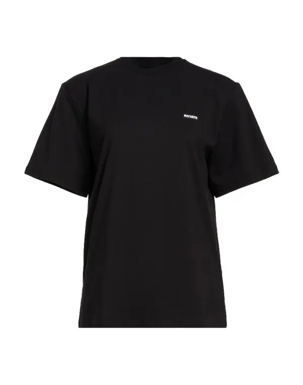 ROTATE BY BIRGER CHRISTENSEN Organic Cotton Oversized T-shirt - Black