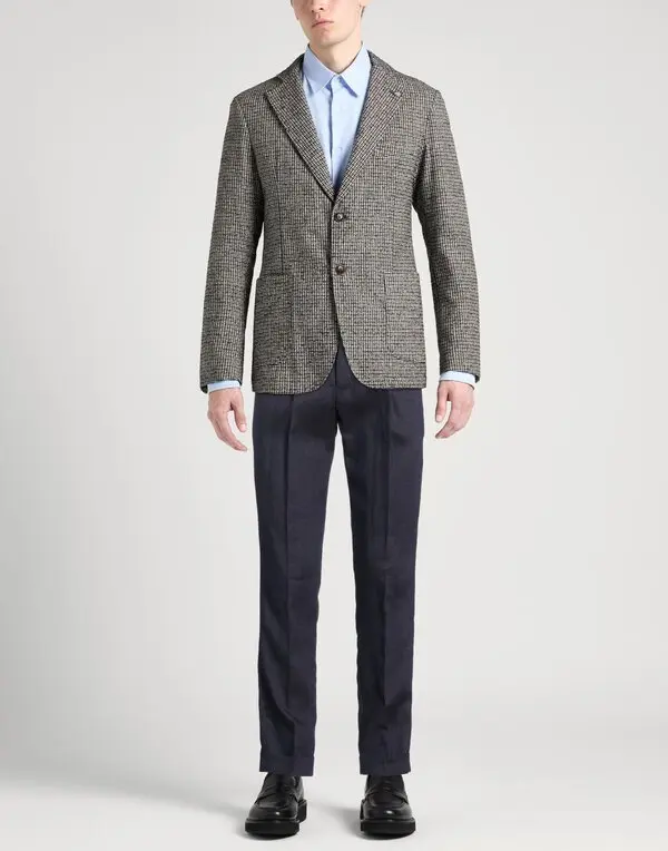 PT TORINO Midnight Linen Tailored Pants
