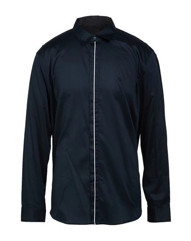 Armani Exchange Shirt Midnight Size Cotton - Blue