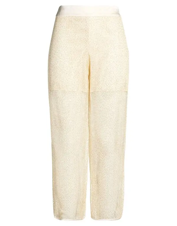Peserico Pescerico Viscose, Polyamide, Silk, And Elastane Tapered Pants With Sequins