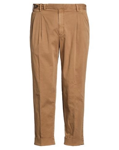 PT TORINO Pants Size Cotton, Linen, Elastane - Brown