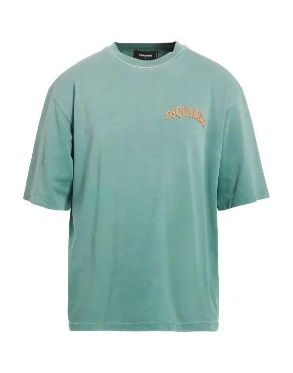 Dsquared2 T-shirt Emerald Size Cotton