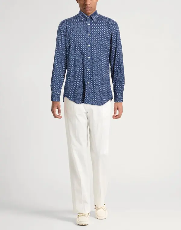 Paul & Shark Shirt Midnight Size Cotton, Elastane