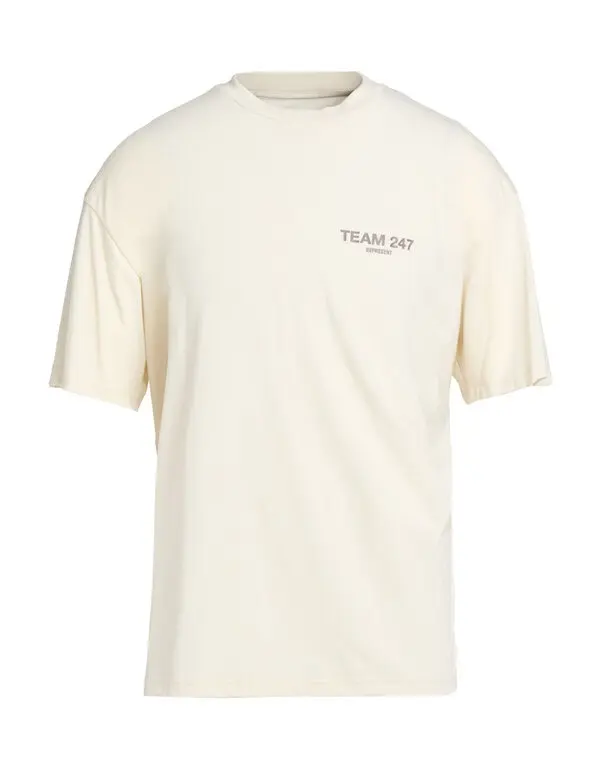 REPRESENT T-shirt Ivory Size Polyester, Lyocell, Elastane