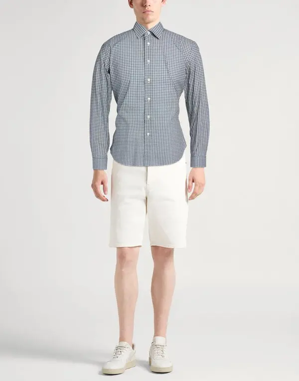Brioni Shirt Size Cotton - Blue