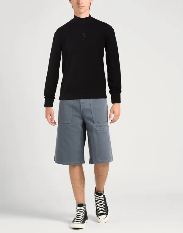 BIKKEMBERGS Sweatshirt Size Cotton, Elastane