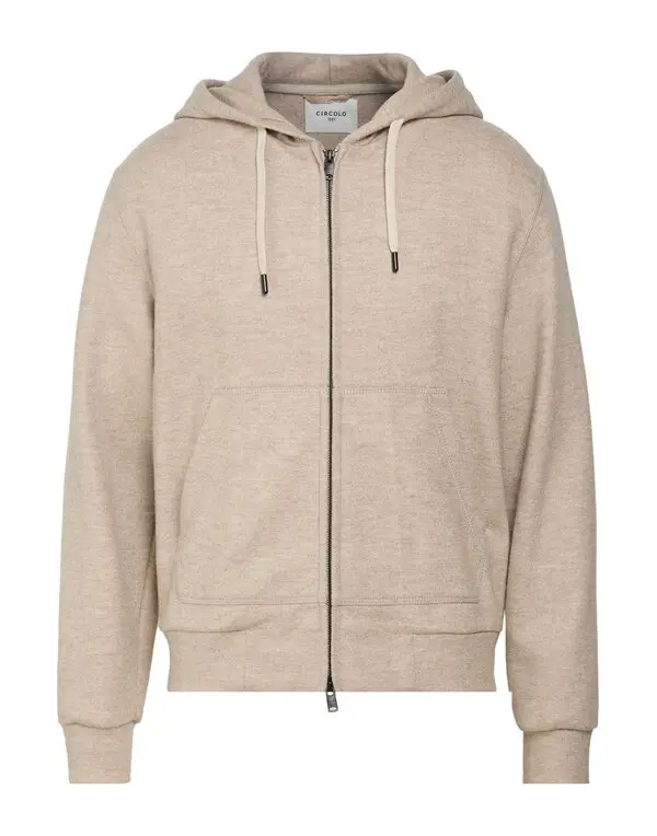 CIRCOLO 1901 Virgin Wool Zip-up Hoodie