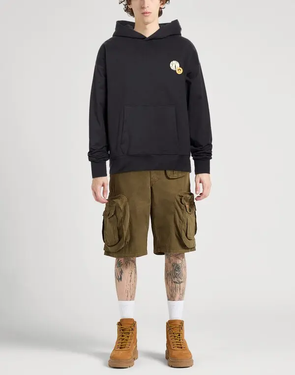 BARROW Cotton French Terry Hoodie With Appliqués