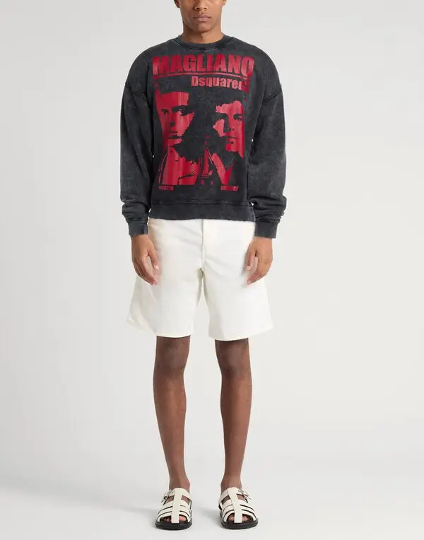 Dsquared2 Cotton Sweatshirt With Graphic Print