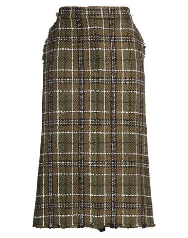 Thom Browne Midi Skirt Size Cotton, Wool, Synthetic Fibers - Green