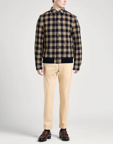 Paul & Shark Virgin Wool And Cotton Checked Jacket