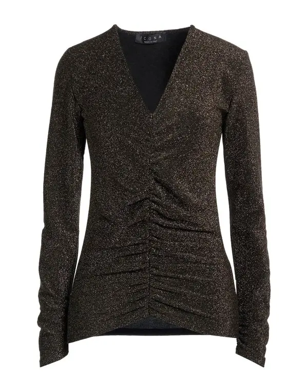 KAOS Long Sleeve V-neck Top
