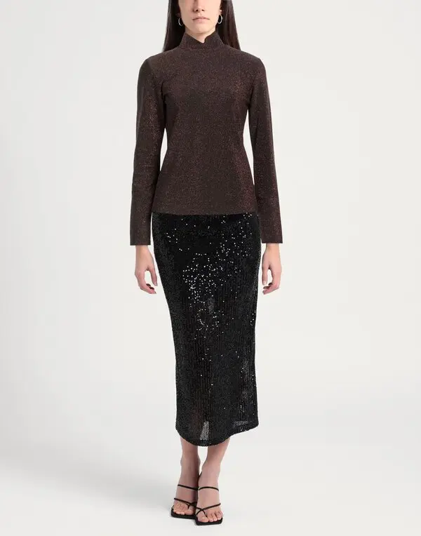KAOS Metallic Long Sleeve Top