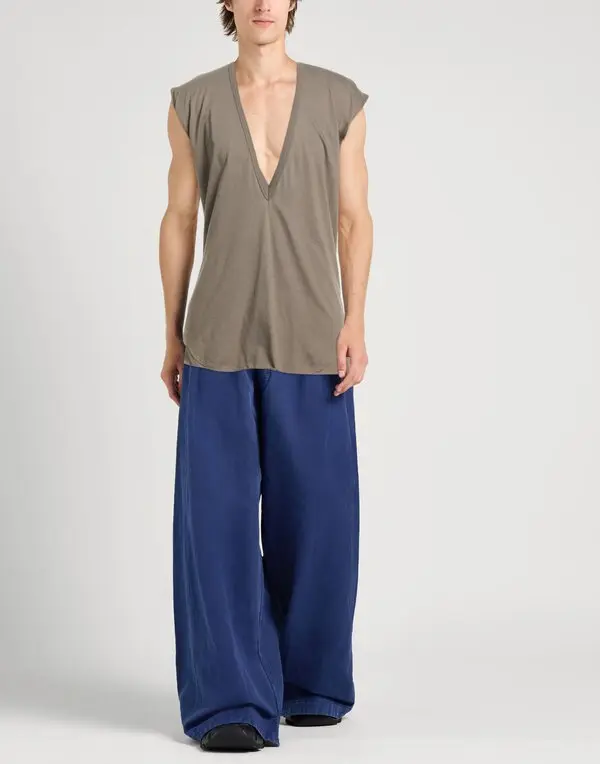 Rick Owens T-shirt Charcoal Size Wool, Polyester