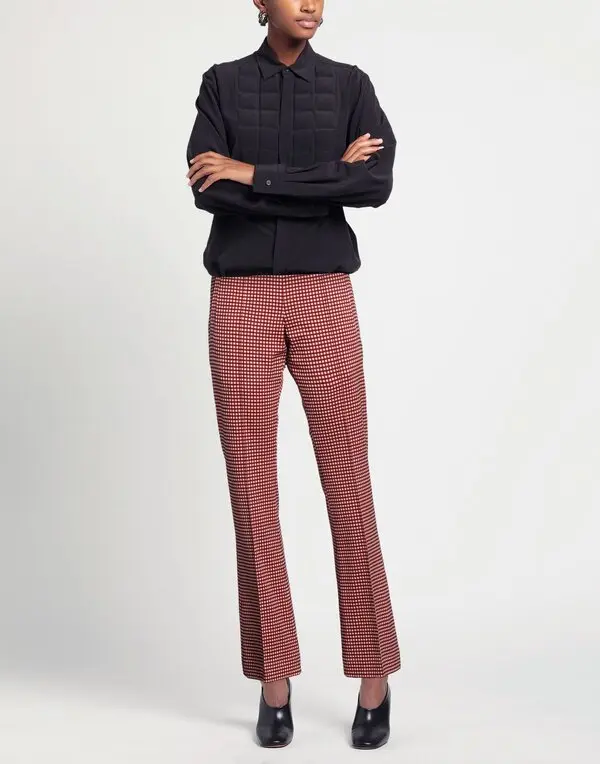 Marni Pants Size Viscose, Polyamide, Elastane - Red