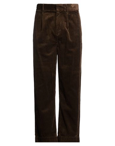 Gant Pants Dark Size Cotton, Modal - Brown