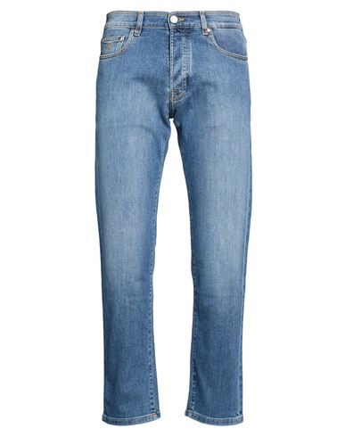 MOORER Jeans Size Wool, Cashmere, Elastane - Blue