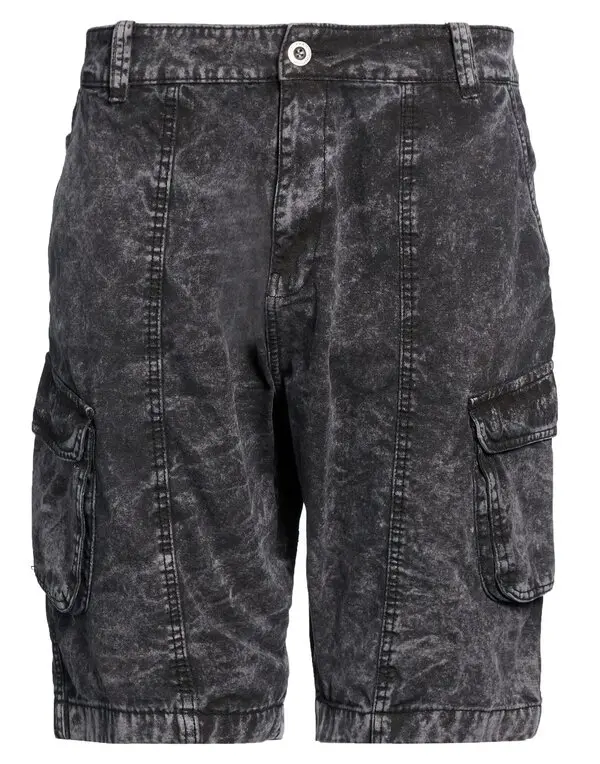 Alpha Industries Charcoal Cotton Cargo Shorts
