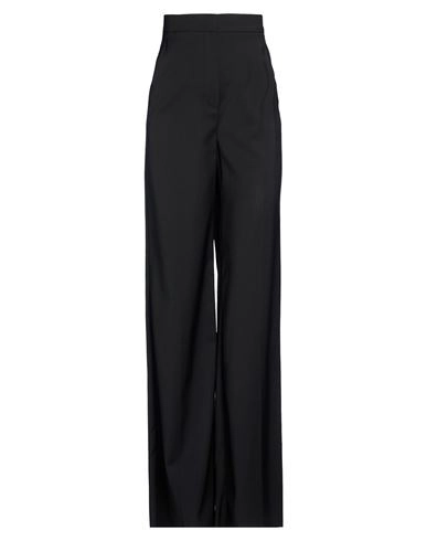 Max Mara Pants Size Virgin Wool - Black