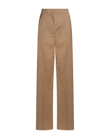 Max Mara Virgin Wool Flared Pants - Camel