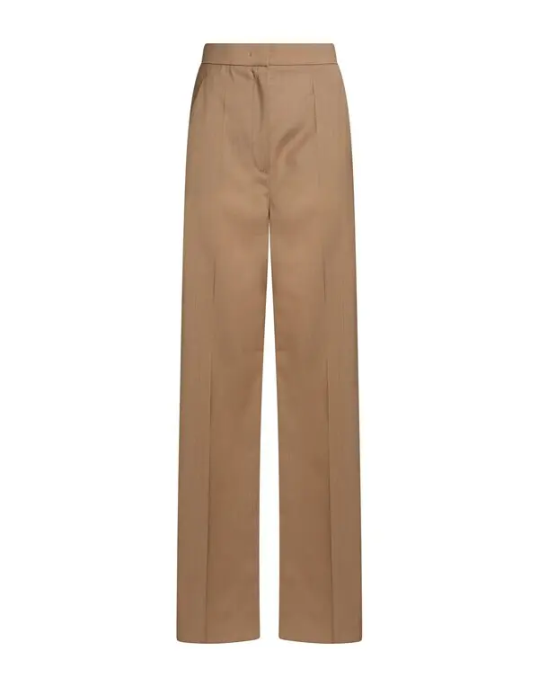 Max Mara Virgin Wool Flared Pants - Camel