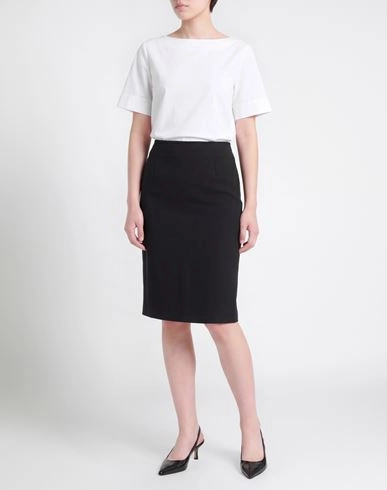 Theory Wool Blend Midi Pencil Skirt