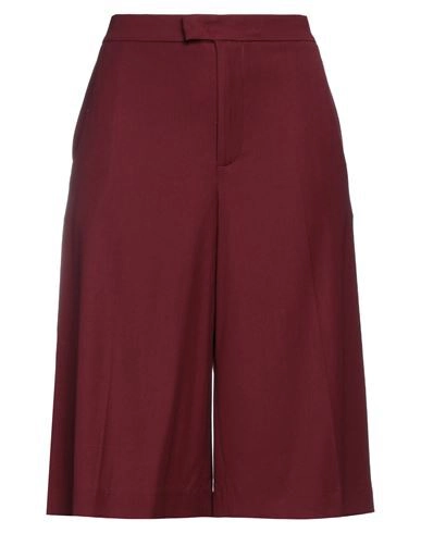 TWINSET Shorts & Bermuda Shorts Size Viscose, Wool, Elastane - Red