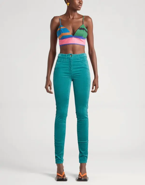 Elisabetta Franchi Skinny Fit Velvet Pants