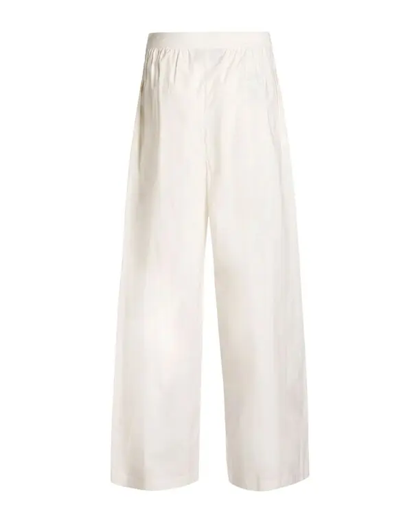 Moschino Wide-leg Cotton Elastane Trousers