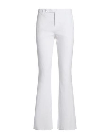 120% Lino Pants Size Linen, Cotton, Elastane - White