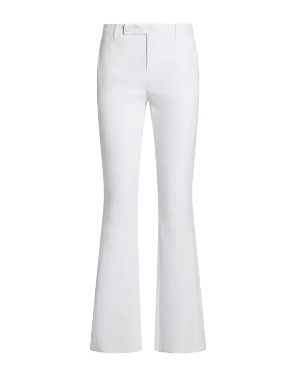120% Lino Flared Canvas Stretch Pants