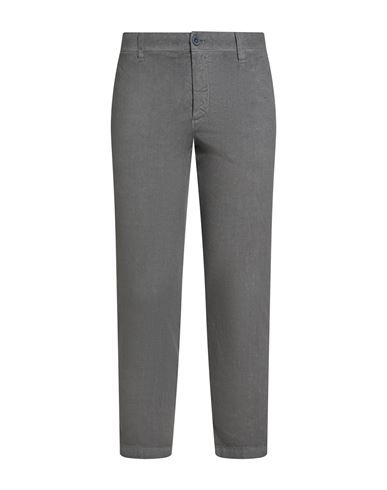 120% Lino Pants Size Linen, Cotton, Elastane - Grey