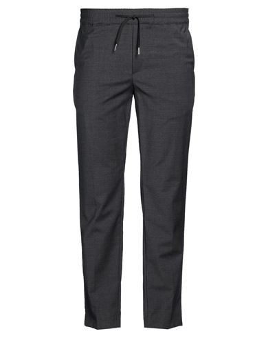 Sandro Wool Blend Drawstring Tapered Leg Trousers - Charcoal