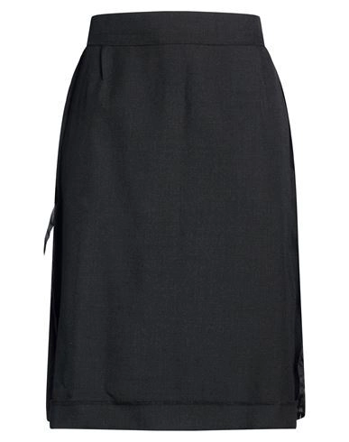 MAISON MARGIELA Midi Skirt Size Polyester, Wool - Grey