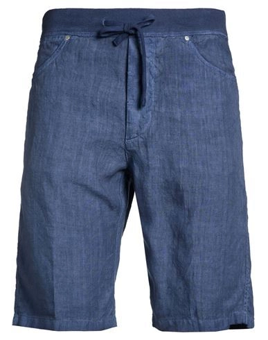 120% Lino Shorts & Bermuda Shorts Size Linen - Navy