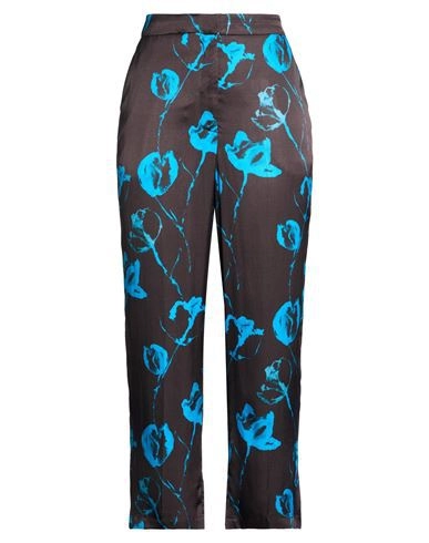 Liviana Conti Pants Dark Size Viscose - Brown