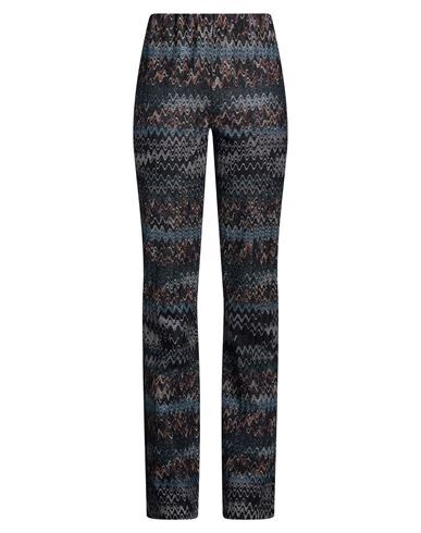 Missoni Viscose & Metal Fiber Flared Pants - Midnight Blue