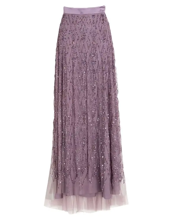 Elisabetta Franchi Sequinned Tulle Maxi Skirt