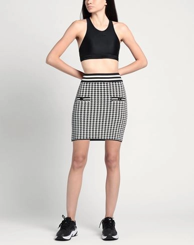 GAELLE PARIS Houndstooth Knit Mini Skirt