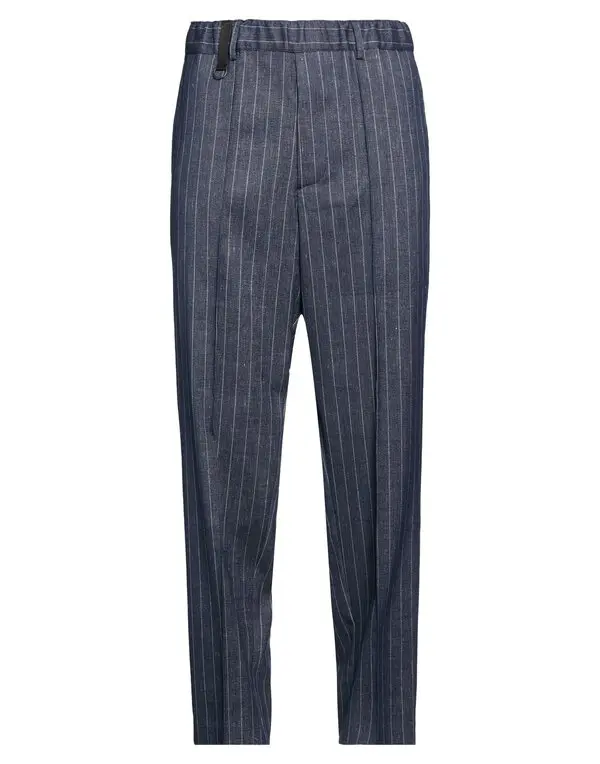 MESSAGERIE Striped Stretch Linen Blend Pants
