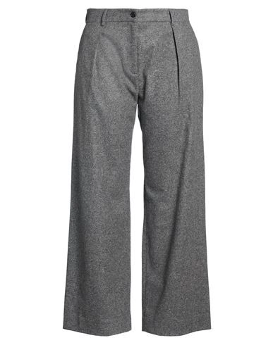 Antonelli Firenze Wool, Polyamide, Silk, And Elastane High-waisted Wide-leg Pants - Grey