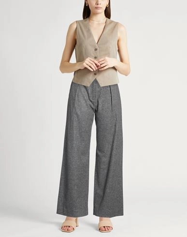 Antonelli Firenze Wool, Polyamide, Silk, And Elastane High-waisted Wide-leg Pants