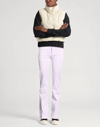 DONDUP Lilac Cotton Elastane Flared Pants - Purple