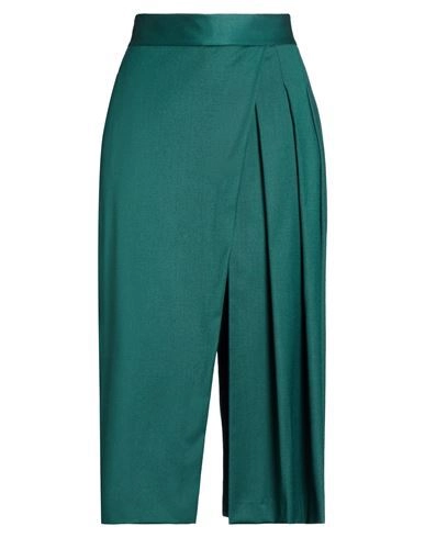 SEMICOUTURE Pants Dark Size Virgin Wool, Polyester, Viscose, Elastane - Green