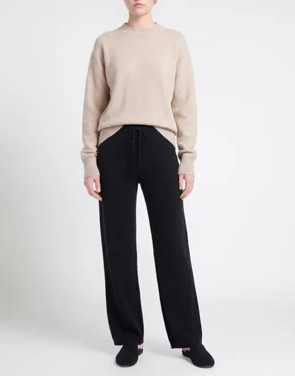 Alpha Studio Wool And Cashmere Blend Pants - Black