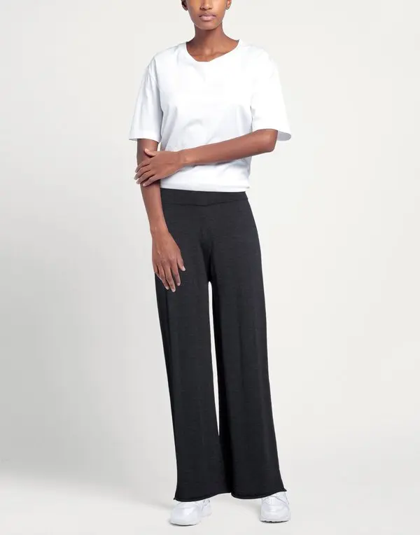 Alpha Studio Virgin Wool Wide-leg Knit Pants