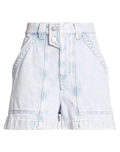 MARANT ETOILE Denim Shorts Size Cotton - Blue