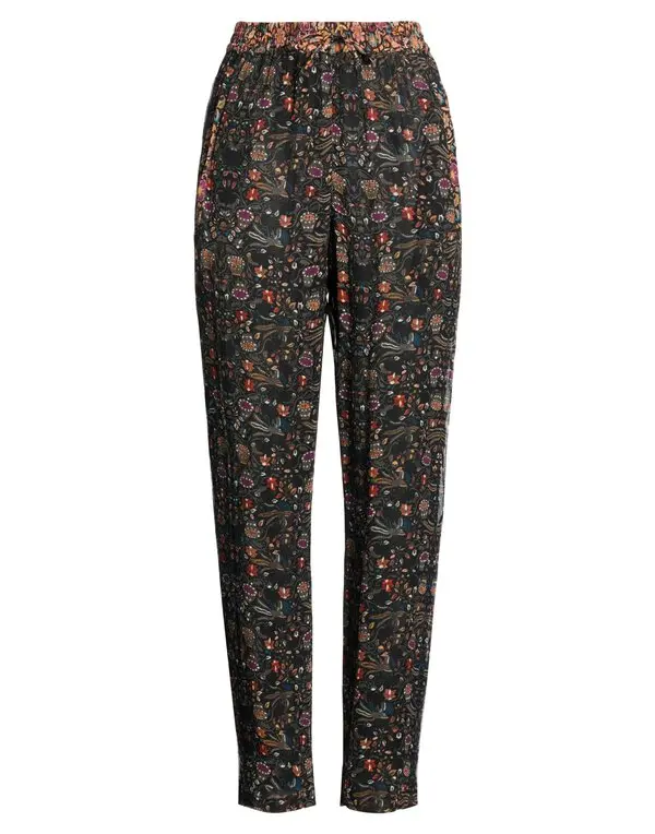 Isabel Marant Étoile Silk Georgette Multicolor Printed Pajama Pants